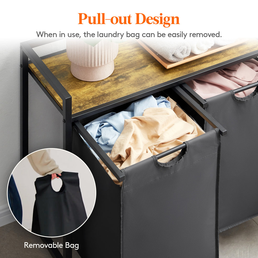 4 Section Pull Out Laundry Hamper - Lifewit – Lifewitstore