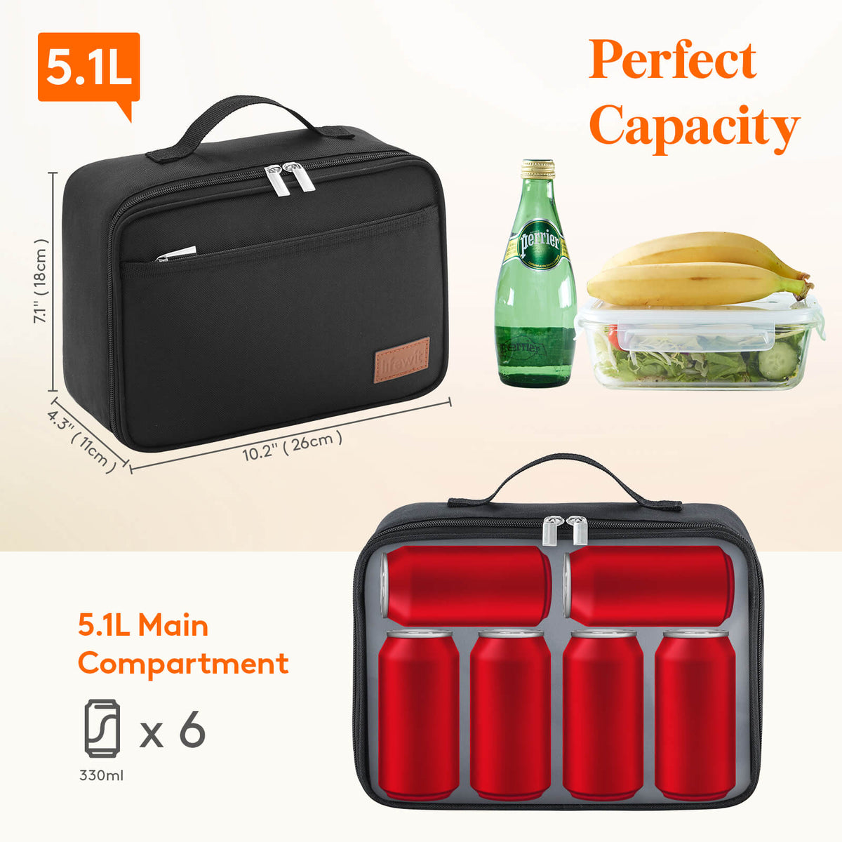 Insulated Lunch Box with Ice Pack - Lifewit – Lifewitstore