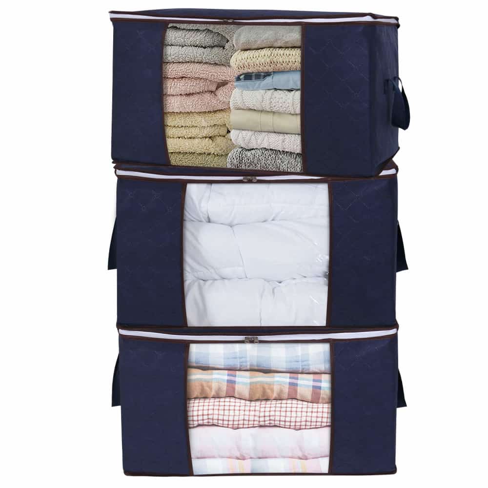 Storage Bag | Lifewit Blue Clothes Storage Bag Organizer – Lifewitstore
